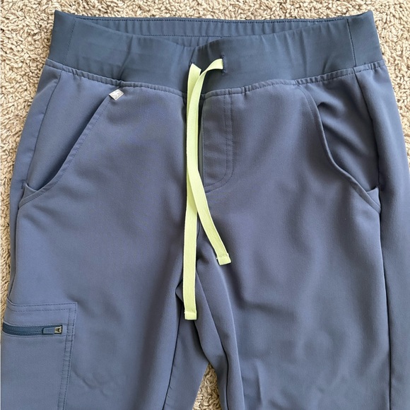 Figs | Pants & Jumpsuits | New Figs Blue Jogger Pants With Neon ...